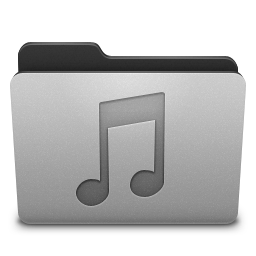 Folder Music Icon - Enfi Icons - SoftIcons.com